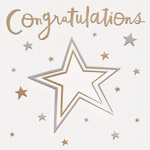 Congratulations Stars Card - Sullivan & Bleeker Baking Co.