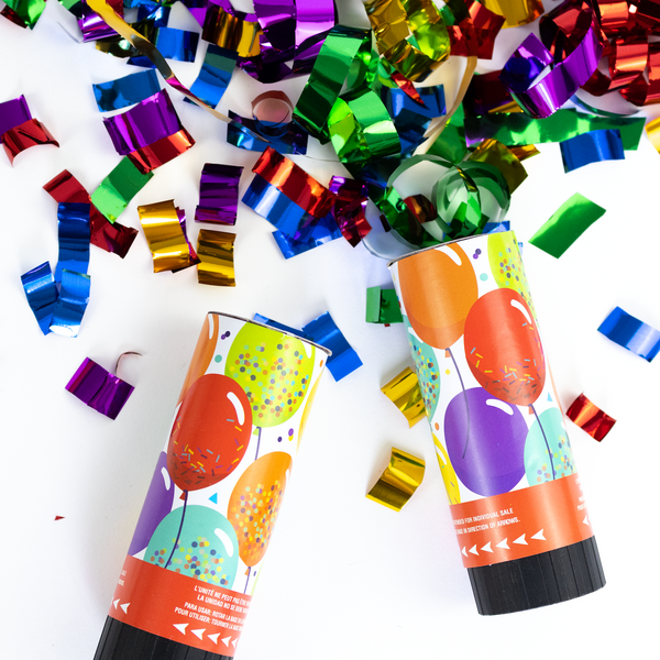 Confetti Poppers - Balloons - Sullivan & Bleeker Baking Co.