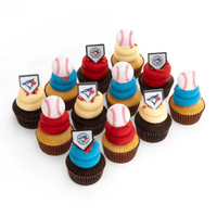 Toronto Blue Jays Nut-Free Cupcakes | Baseball Fan Treats - Sullivan ...